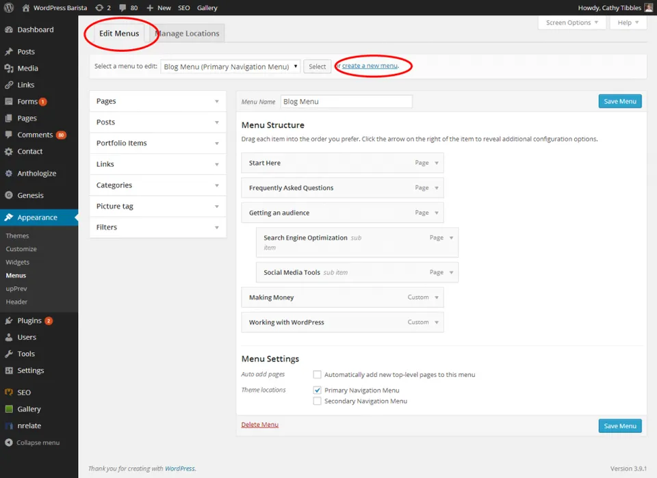 How to Change the Navigation Bar Items